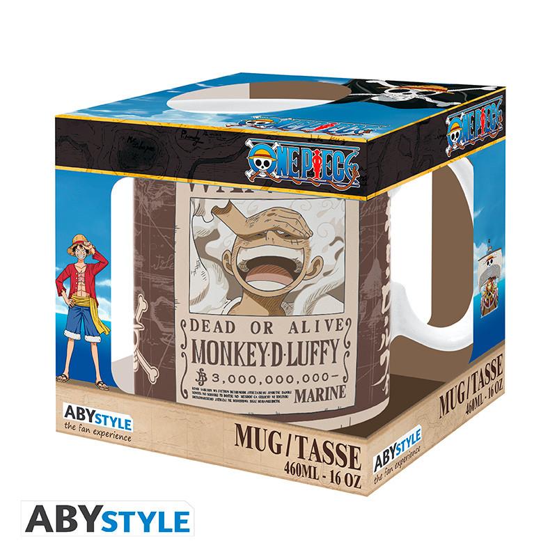 ONE PIECE - Luffy Wanted - Mug 460ml : ShopForGeek.com: Tasse ABYstyle ...