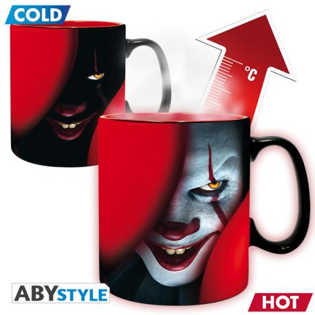 IT - Pennywise "Time to float" - Mug Heat Change 460ml : ShopForGeek.com: Mug ABYstyle Horror