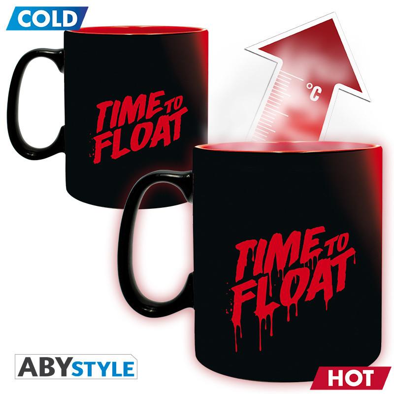 IT - Pennywise "Time to float" - Mug Heat Change 460ml : ShopForGeek.com: Mug ABYstyle Horror