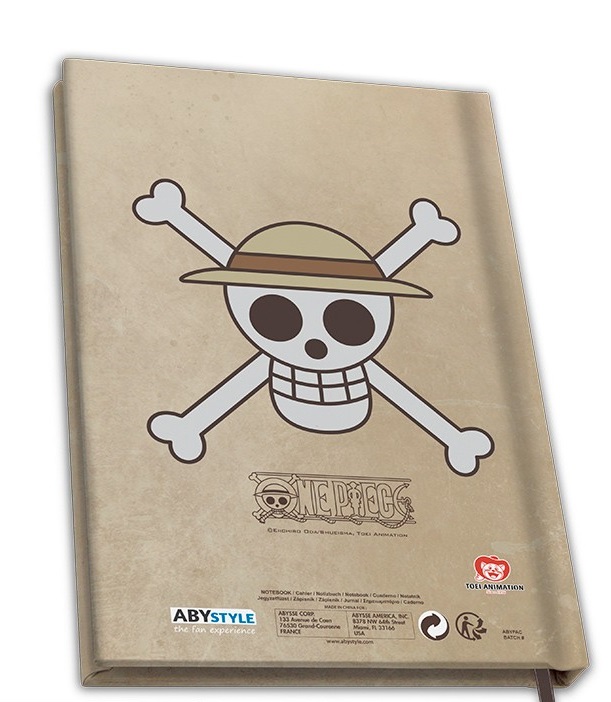 ONE PIECE - Wanted Luffy - Notebook A5 : ShopForGeek.com: Notebook ...