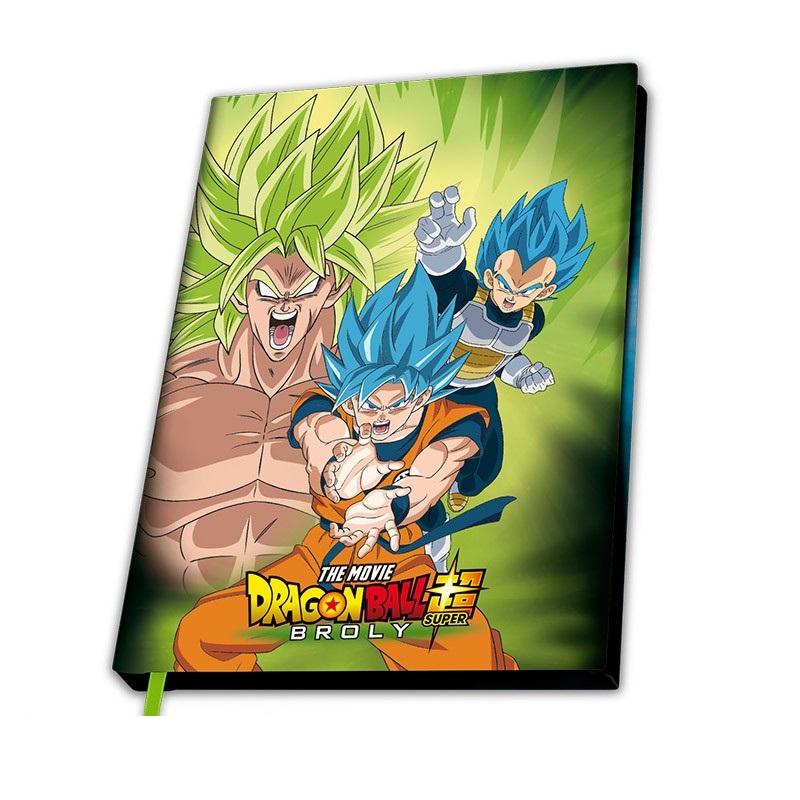 DRAGON BALL BROLY - Broly vs Goku vs Vegeta - Notebook A5 : ShopForGeek ...