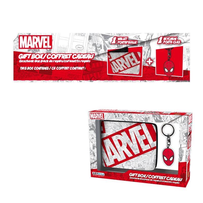 MARVEL - Gift Box (Wallet + Keyring) - Spiderman : ShopForGeek.com ...