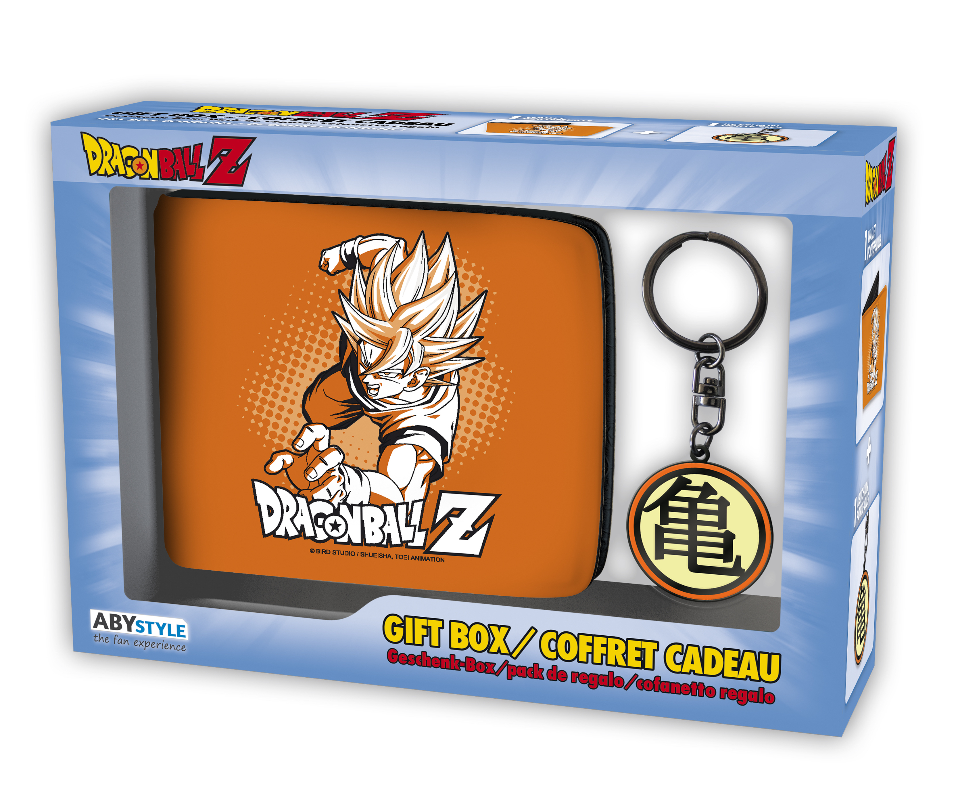 DRAGON BALL- Gift Box (Wallet + Keyring) - Goku : ShopForGeek.com ...