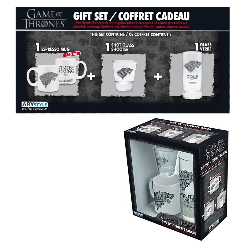 GAME OF THRONES - Gift Box (Glass+ Shooter + Mini-Mug) : ShopForGeek ...