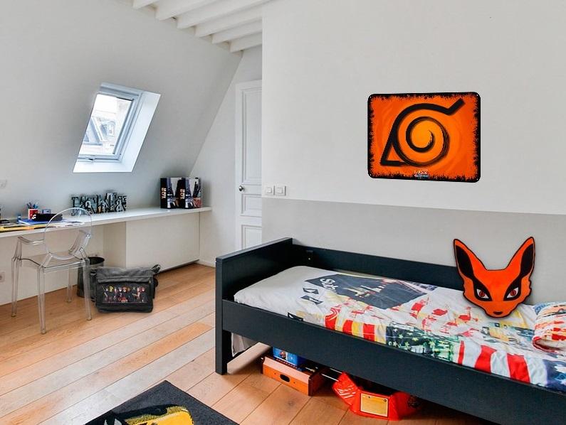 NARUTO - Konoha - Metal Plate '28x38' : ShopForGeek.com: Metal plaque ...