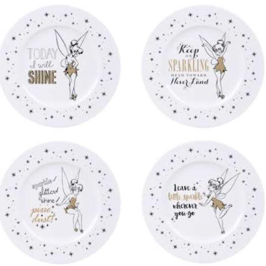 DISNEY - Tinkerbell - Set of Plates 21cm : ShopForGeek.com: Kitchen ...