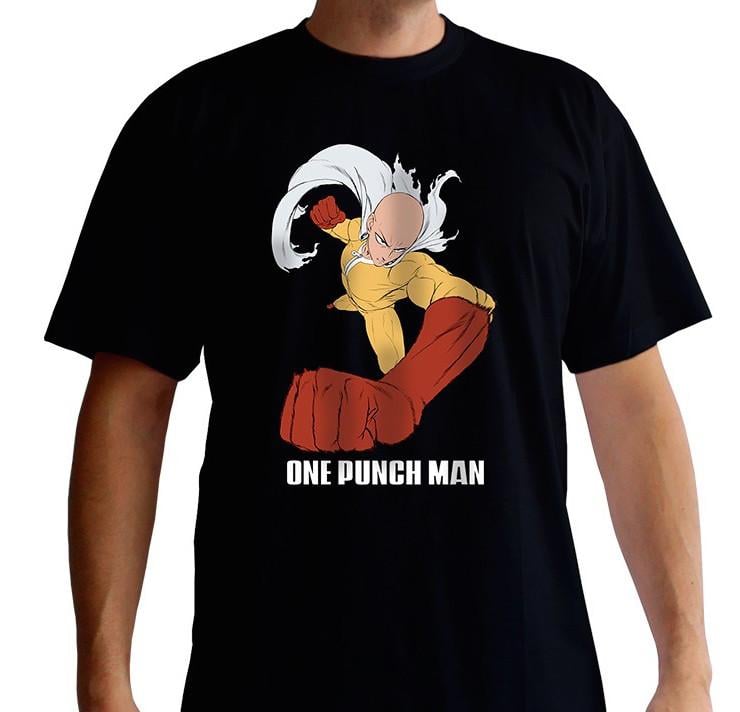 ONE PUNCH MAN - T-Shirt Saitama Punch (XXL) : ShopForGeek.com: T-Shirt ...