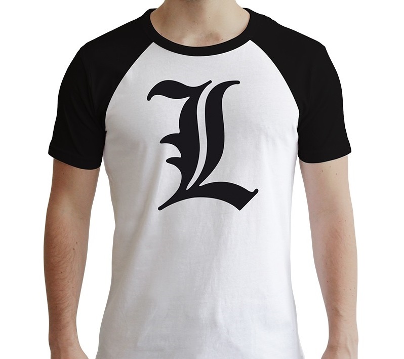 DEATH NOTE - L Symbol - Men's T-Shirt - (XXL) : ShopForGeek.com: T ...