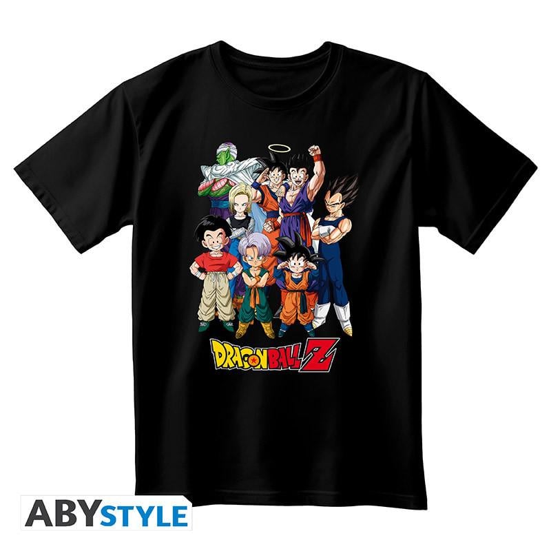 DRAGON BALL - T-Shirt DBZ Goku's Group Unisex black (M) : ShopForGeek ...