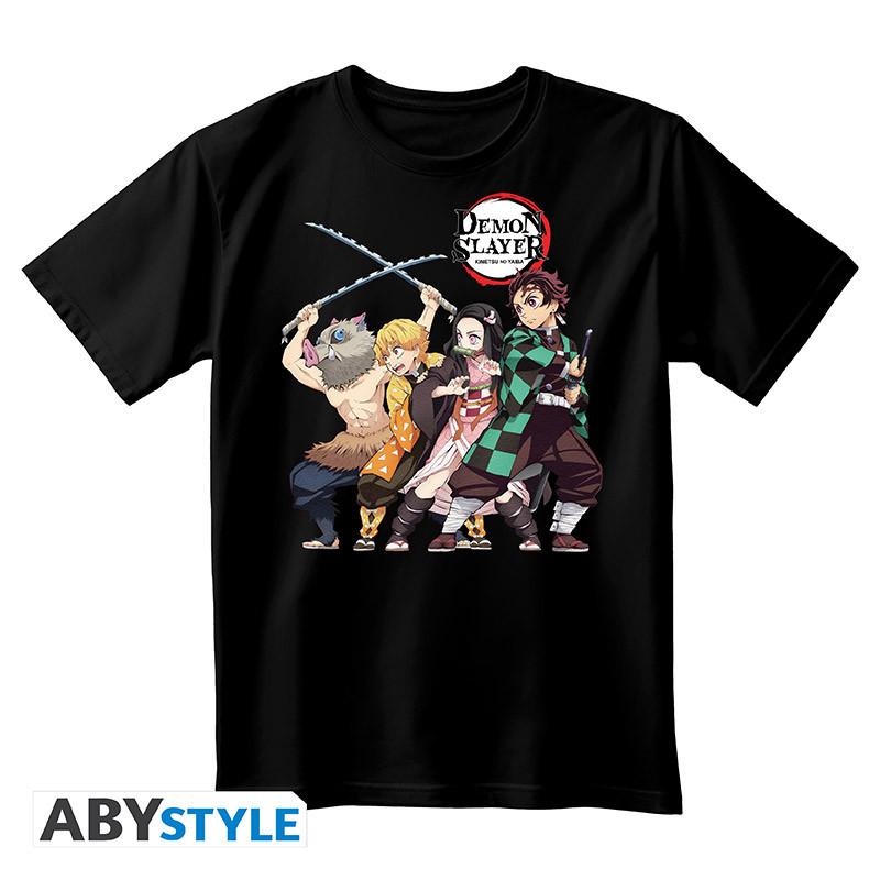 DEMON SLAYER - T-Shirt Group Unisex black (S) : ShopForGeek.com: T ...