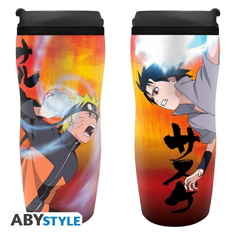 NARUTO SHIPPUDEN - Naruto & Sasuke - Tumbler Travel Mug 355ml ...