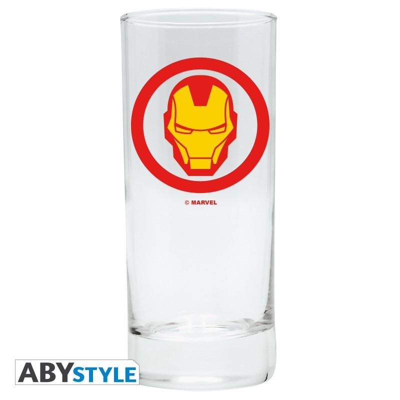 MARVEL - Iron Man - Glass 290ml : ShopForGeek.com: Glass ABYstyle Marvel