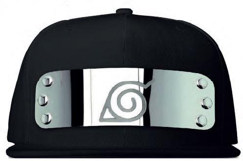 NARUTO - Konoha Metal Badge - Cap : ShopForGeek.com: Cap Cotton ...