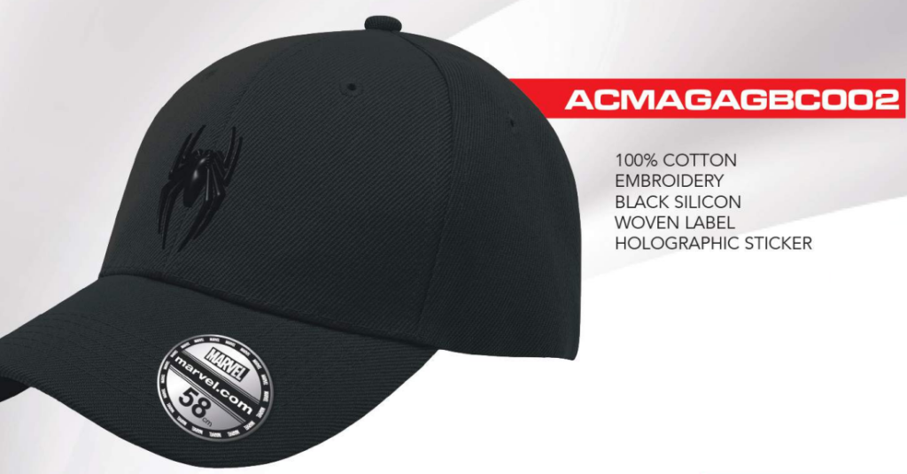 SPIDER-MAN - Logo Black - Baseball Cap : ShopForGeek.com: Cap Cotton ...