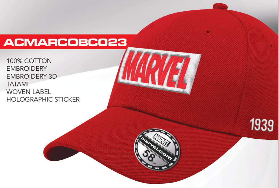 MARVEL - Logo - Baseball Cap : ShopForGeek.com: Cap Cotton Division Marvel