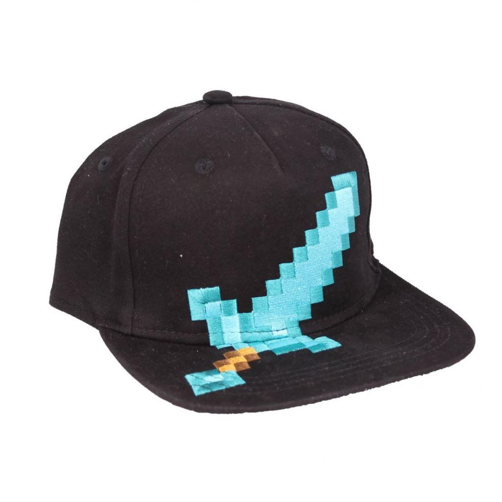 MINECRAFT - Diamond Sword Cap : ShopForGeek.com: Cap Cotton Division ...