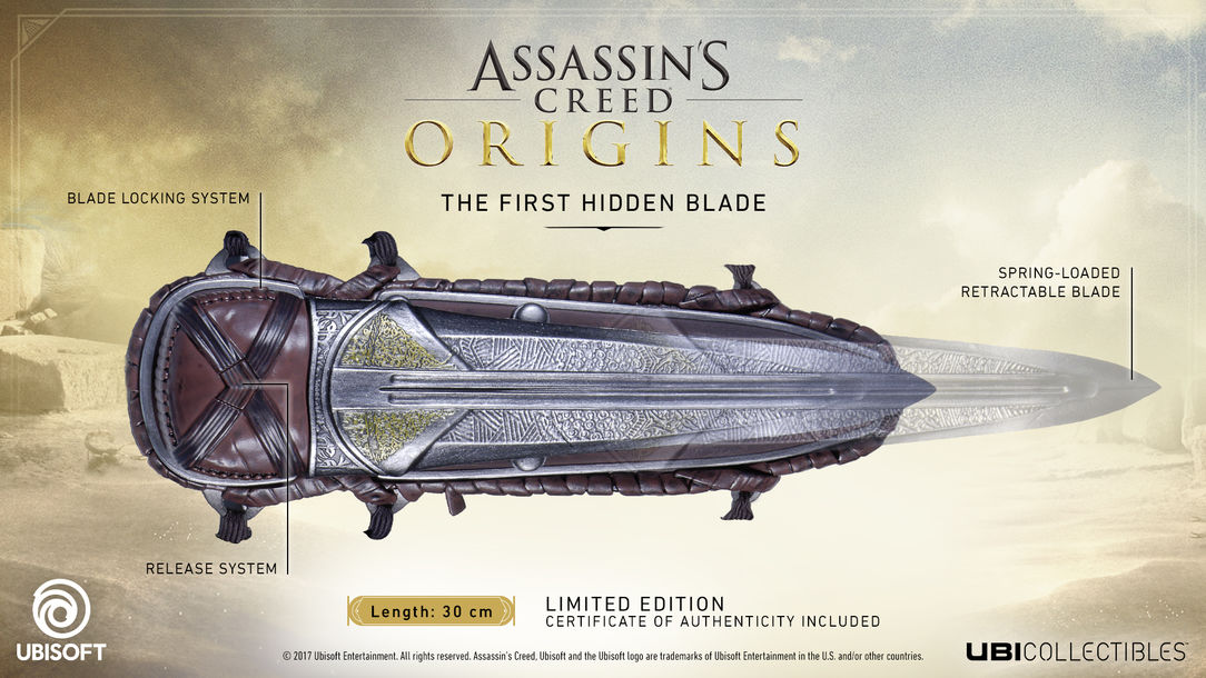 ASSASSIN'S CREED ORIGINS - Hidden Blade Replica Officiel Ubisoft ...