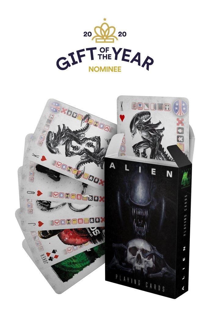 ALIEN - 40th Anniversary - Exclusive Playing Cards : ShopForGeek.com ...