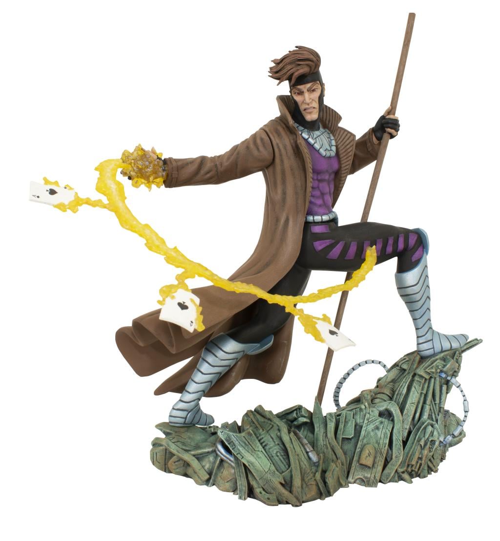 MARVEL - Gambit - Statue Gallery Diorama 25cm : ShopForGeek.com ...