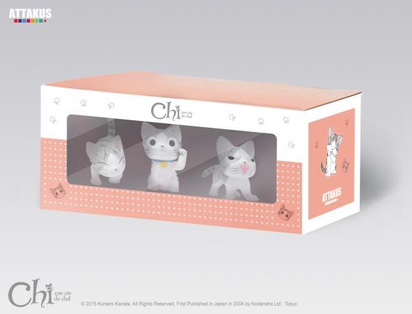 CHI - Box de 3 figurines n°3 - 4cm : ShopForGeek.com: Figurine Attakus CHI