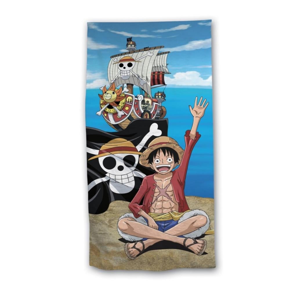 ONE PIECE Serviette de Plage 100% Coton 70x140cm : ShopForGeek.com: Serviette de bain AyMax One ...