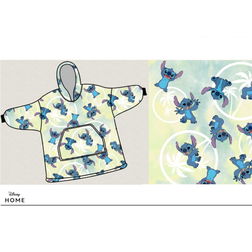 DISNEY - Stitch - Sweat Poncho Coral Fleece - Children Size ...
