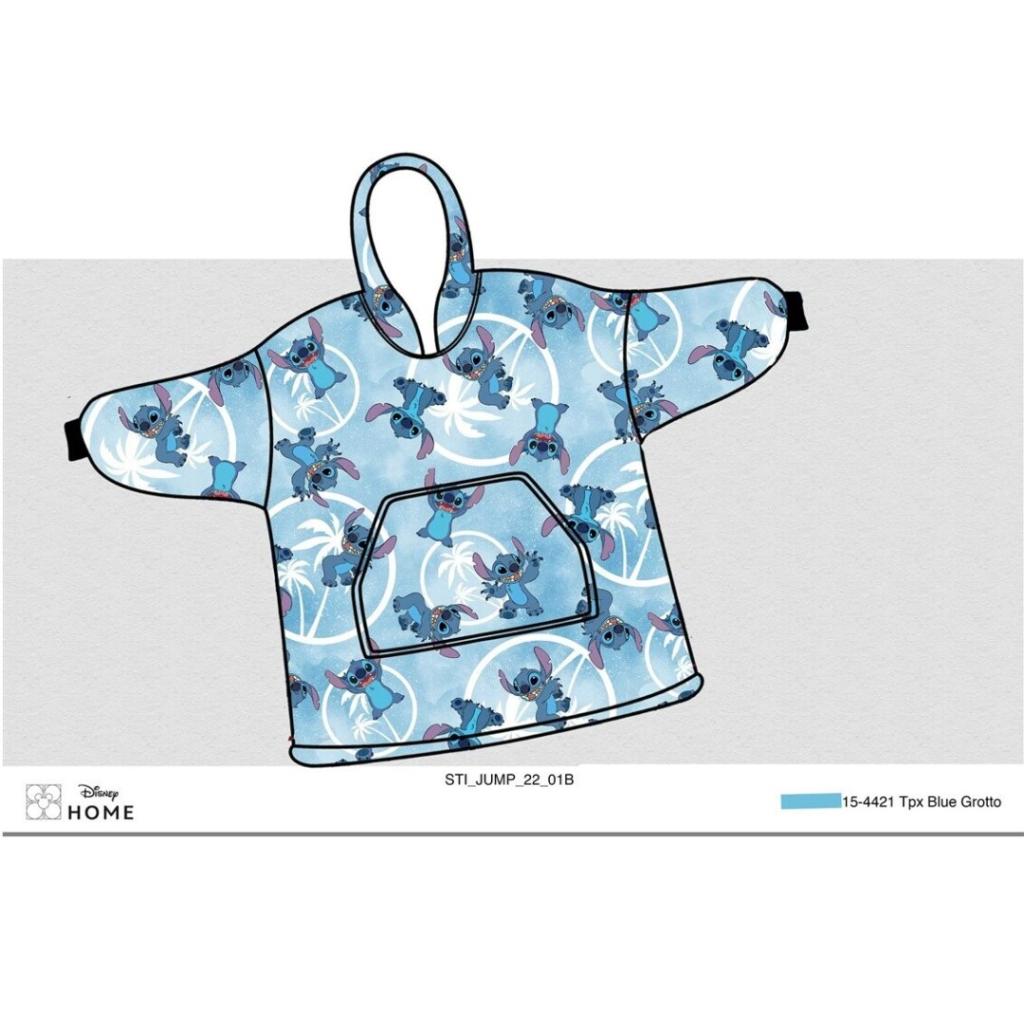LILO & STITCH - Stitch - Sweat Poncho Coral Fleece - Children Size ...