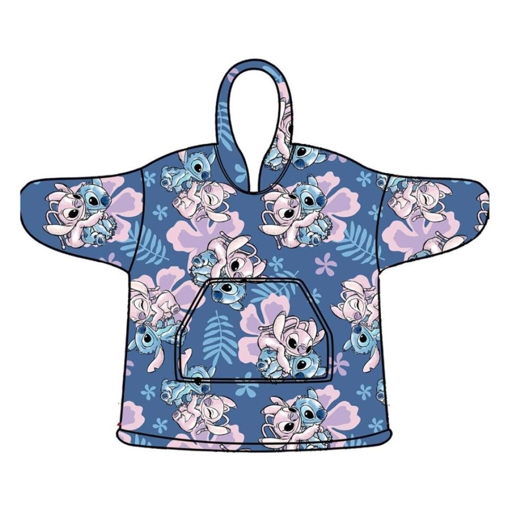 LILO & STITCH - Stitch & Angel - Sweat Poncho - Taille Adulte ...