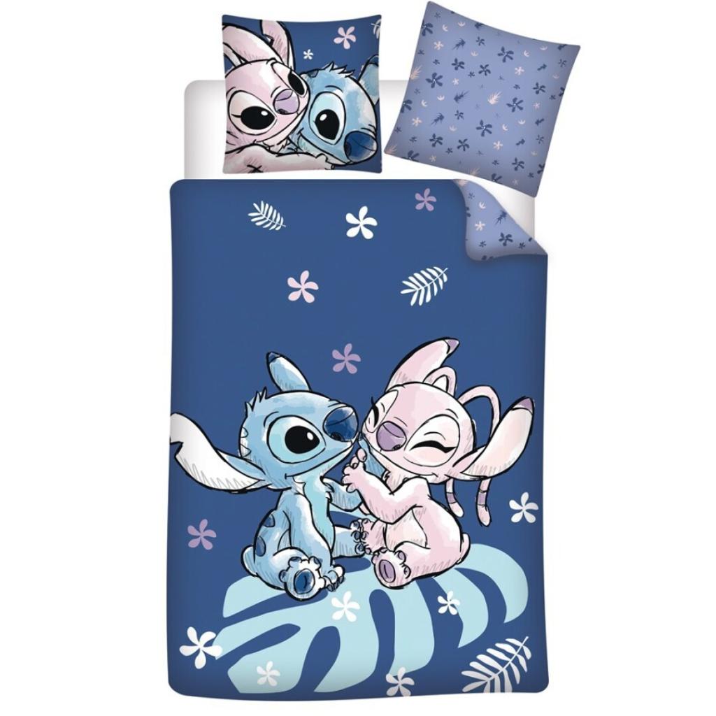 DISNEY - Duvet Cover 140x200cm + 65x65cm - Stitch and Angel ...
