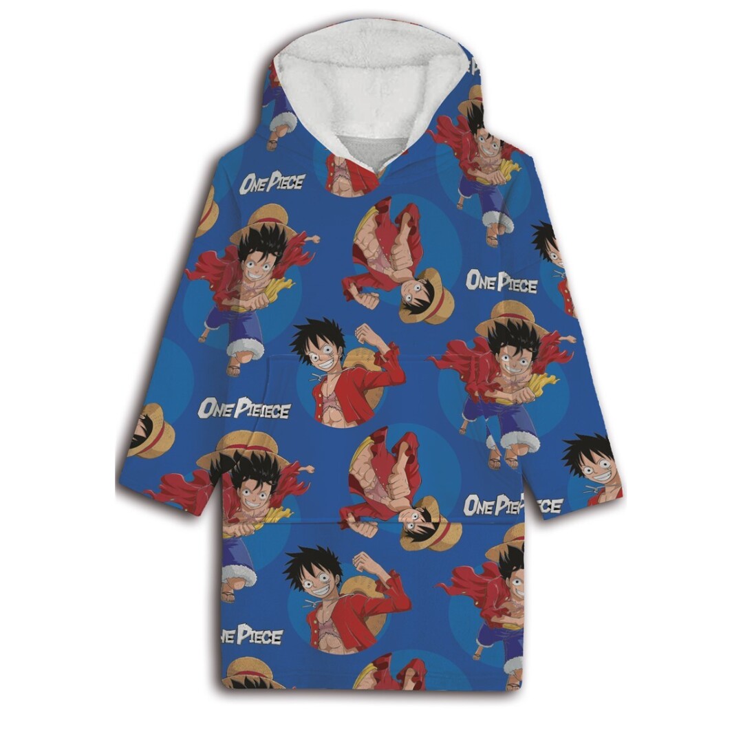 ONE PIECE - Luffy - Sweat Poncho - Children Size : ShopForGeek.com ...