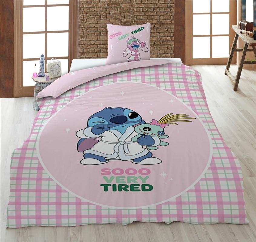 LILO & STITCH - Sooo Very Tired - Duvet Cover 140x200cm + 65x65cm ...