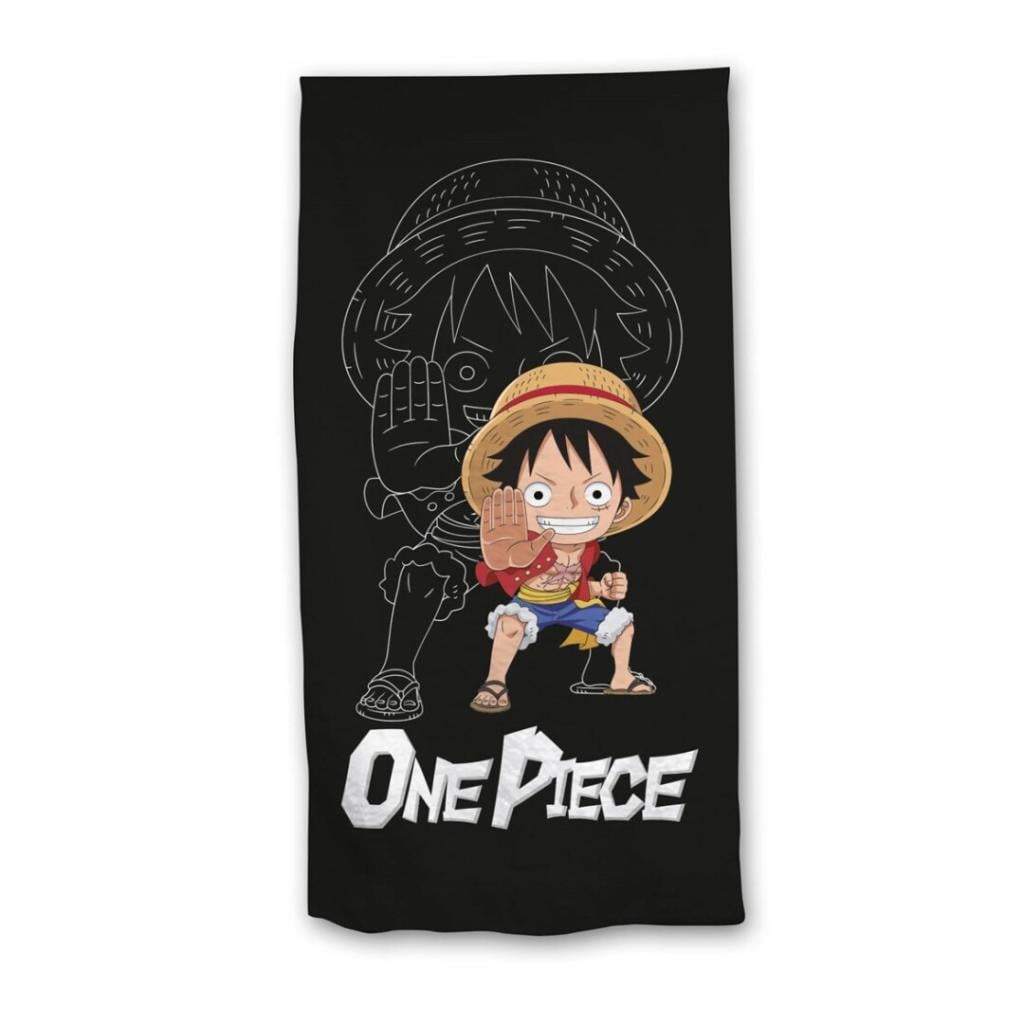 ONE PIECE - Luffy "Chibi" - Beach Towel 70x140cm : ShopForGeek.com ...