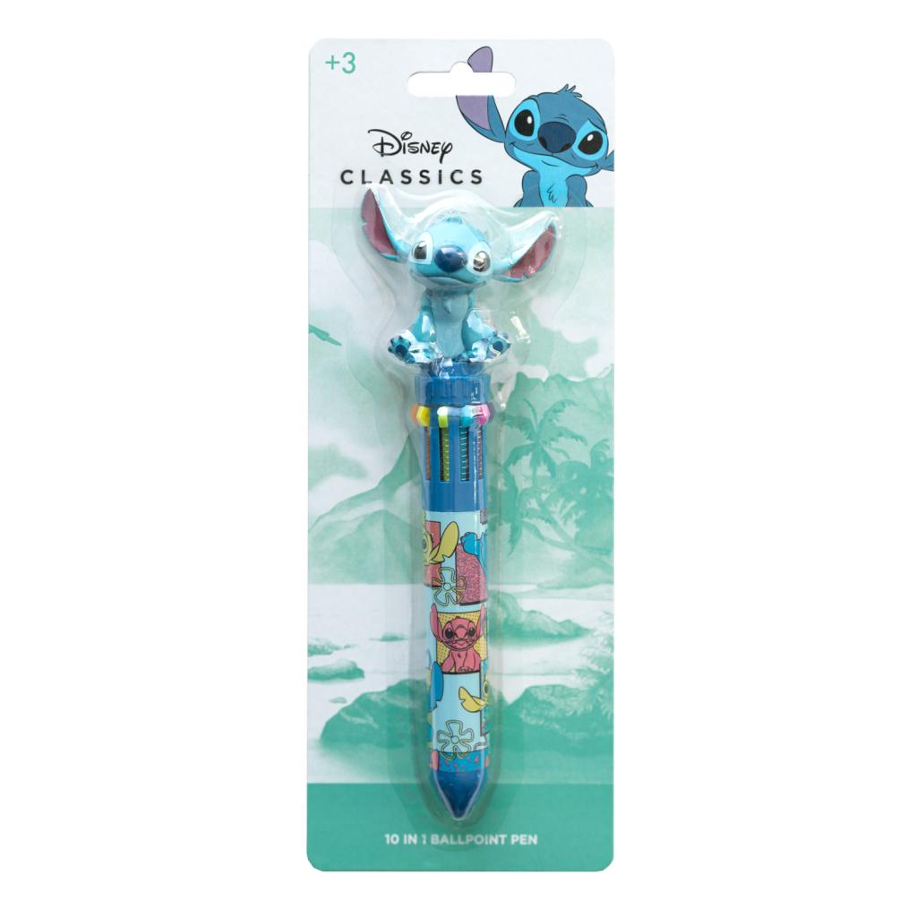 STITCH - Stylo-Bille 10 couleurs 3D Topper : ShopForGeek.com: Papeterie ...