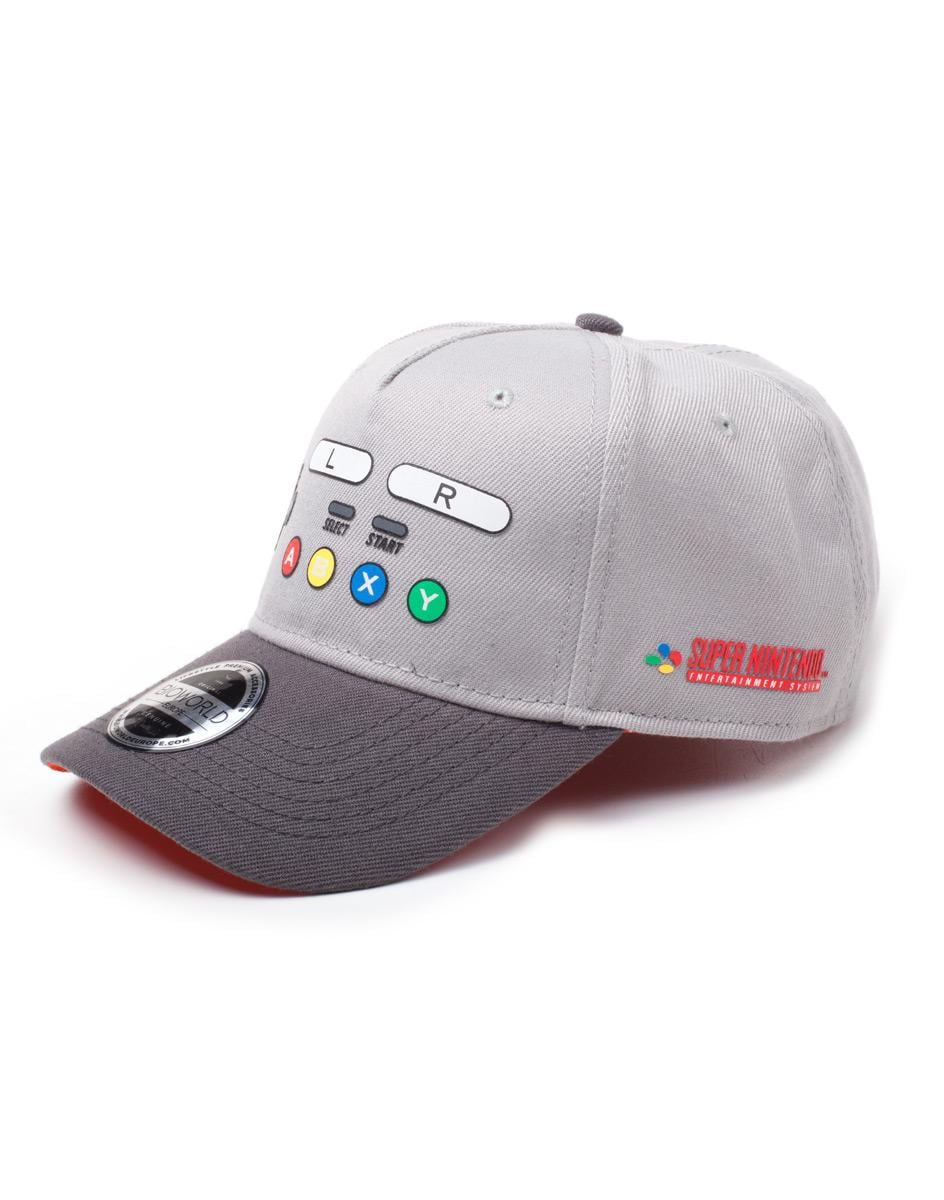 NINTENDO - SNES Buttons Curved Bill Cap : ShopForGeek.com: Cap Difuzed ...