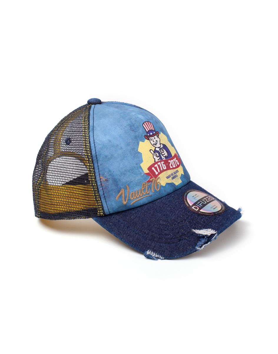FALLOUT 76 - Vault 76 Vintage Trucker Cap : ShopForGeek.com: Cap ...