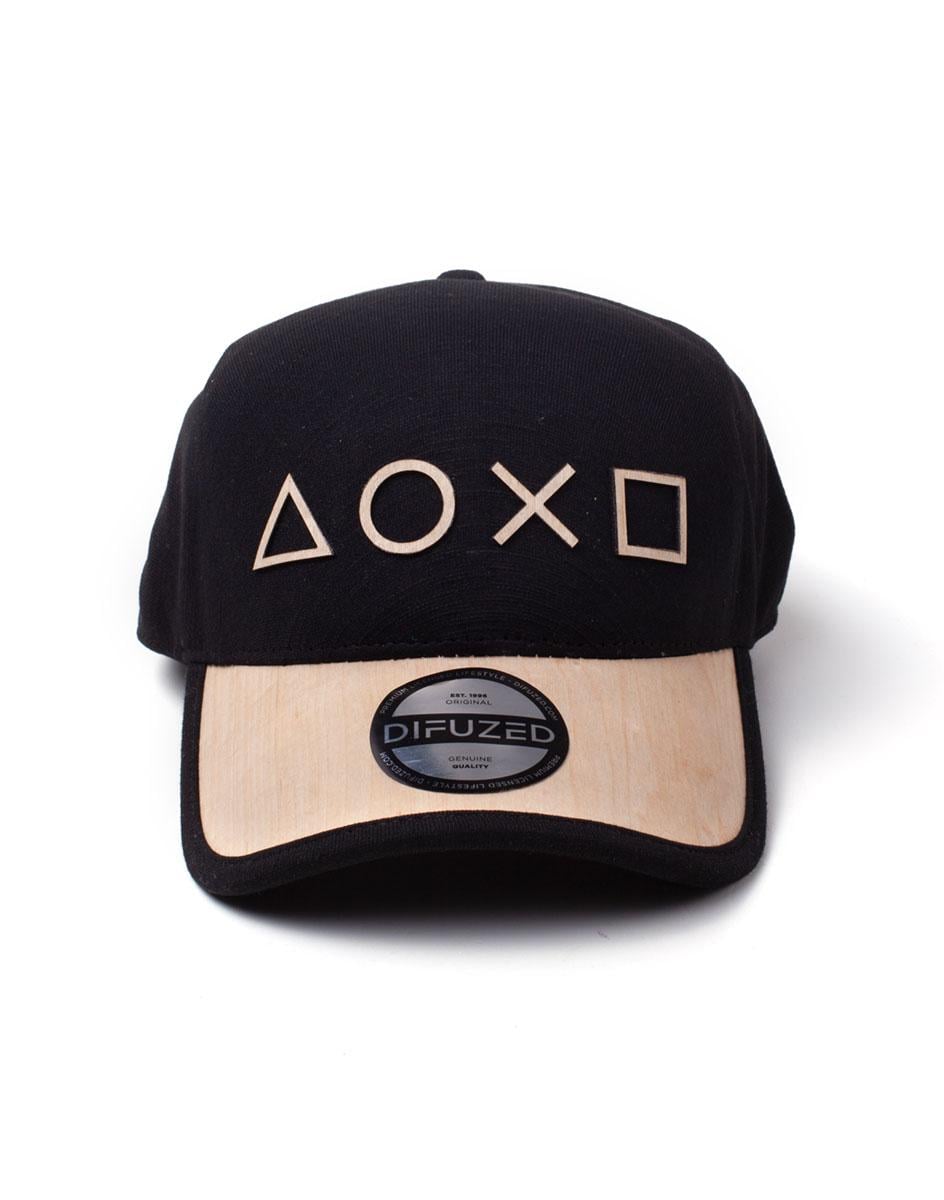 PLAYSTATION - Cap - Seamless Wooden Symbols : ShopForGeek.com: Cap ...