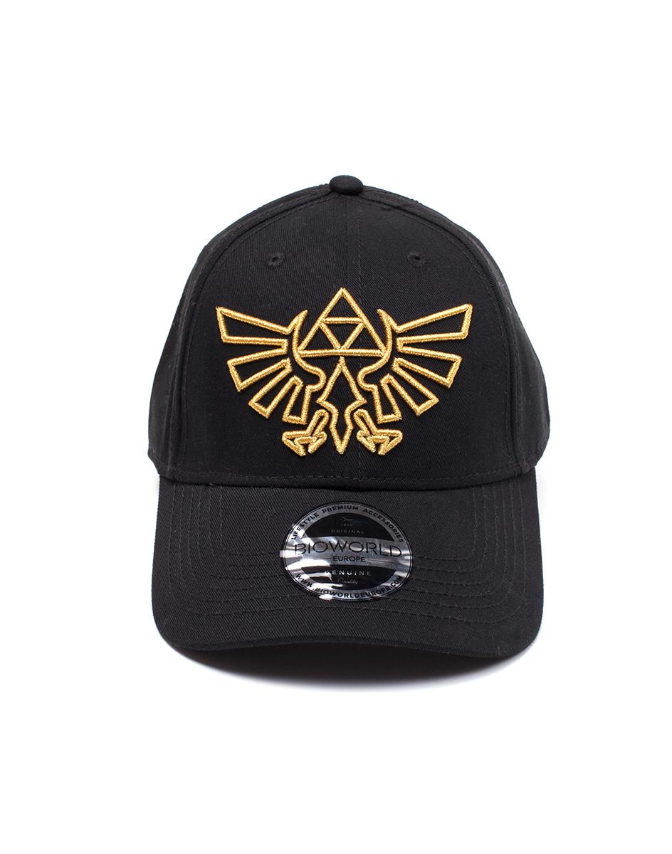 ZELDA - Gold Logo Curved Bill Cap : ShopForGeek.com: Casquette Difuzed ...