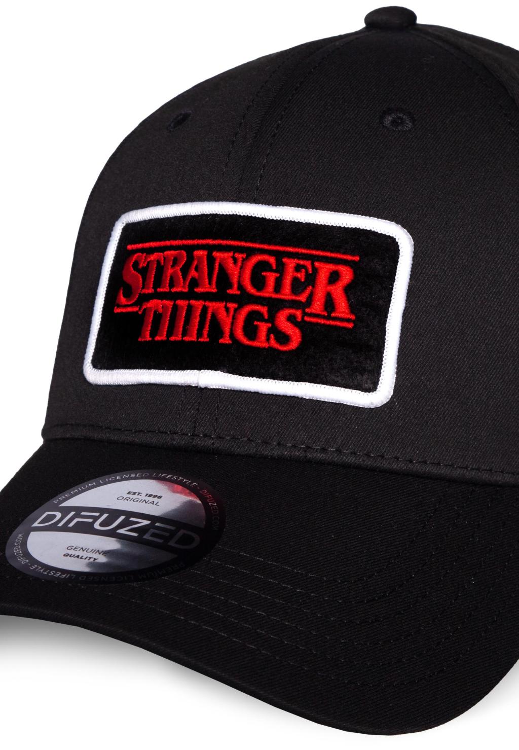 STRANGER THINGS - Logo - Adjustable Cap : ShopForGeek.com: Cap Difuzed ...