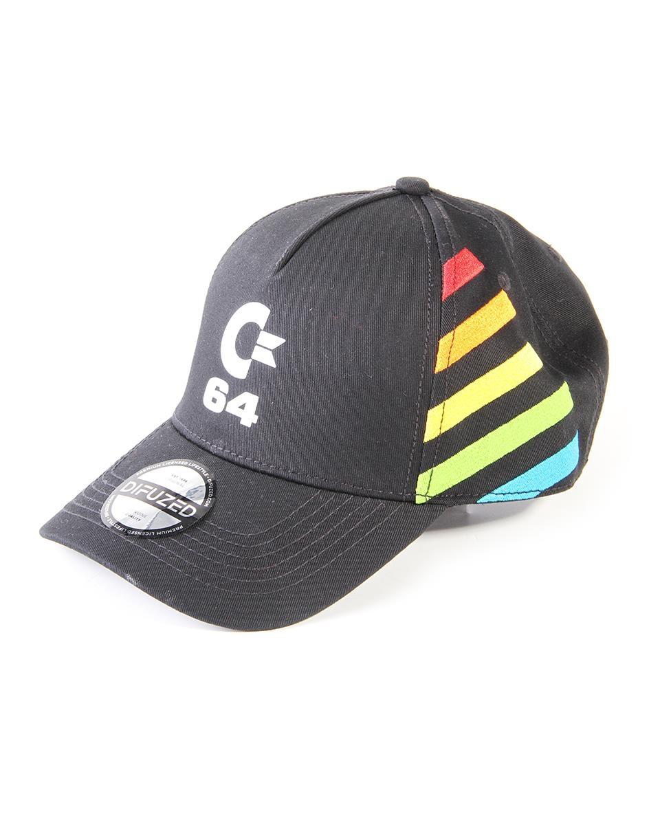 COMMODORE 64 - Curved Bill Cap - Logo : ShopForGeek.com: Cap Difuzed ...