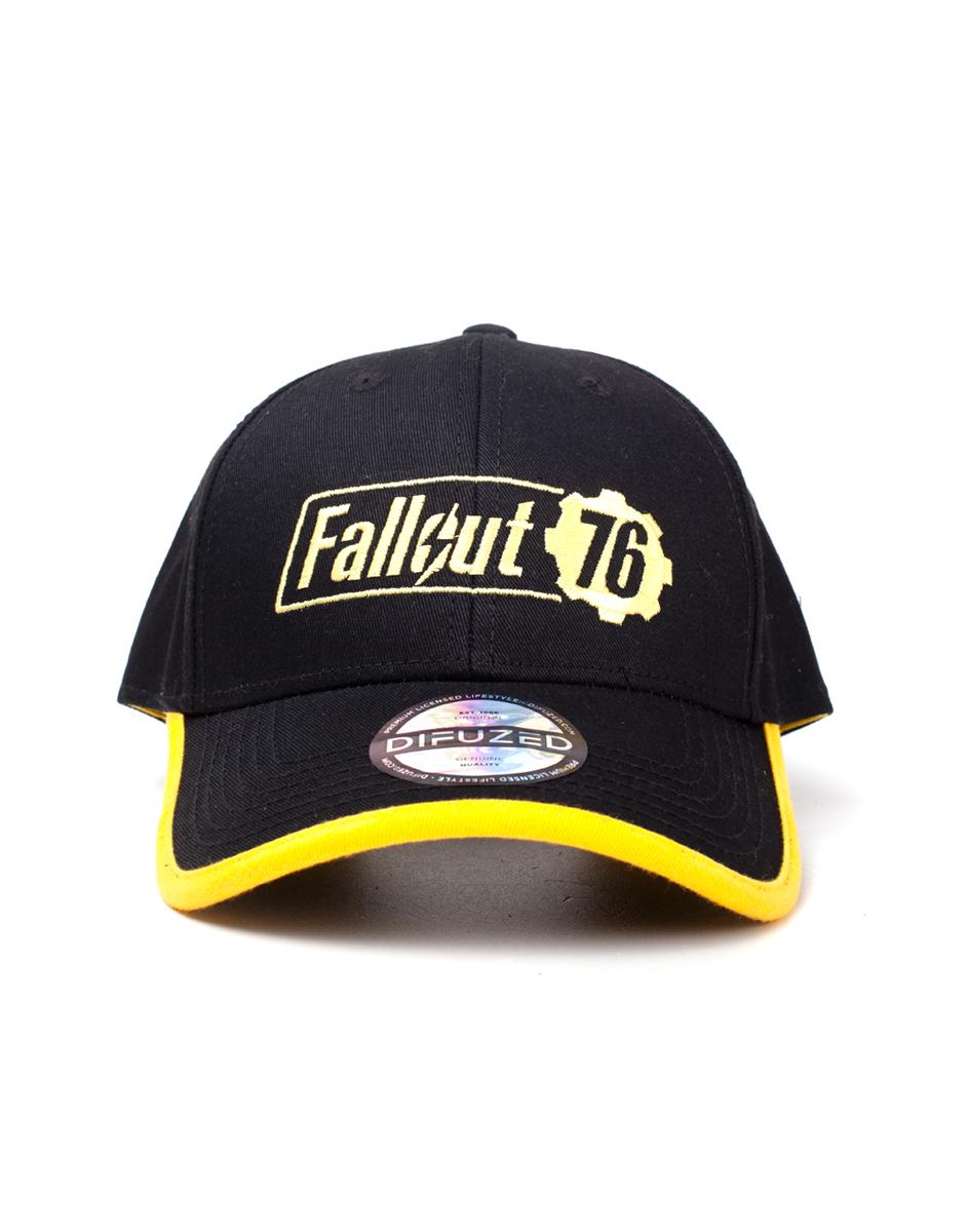 FALLOUT 76 - Yellow Logo Adjustable Cap : ShopForGeek.com: Casquette ...