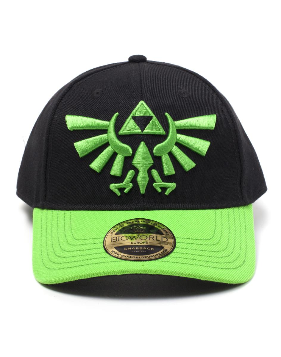 ZELDA - Hyrule Crest Logo Curved Bill Cap : ShopForGeek.com: Cap ...
