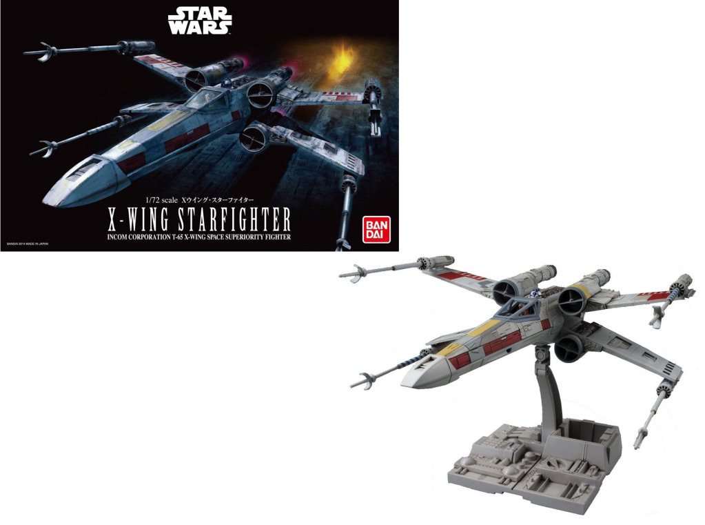 STAR WARS - X-Wing Starfighter - Model Kit 1/72 17cm : ShopForGeek.com ...