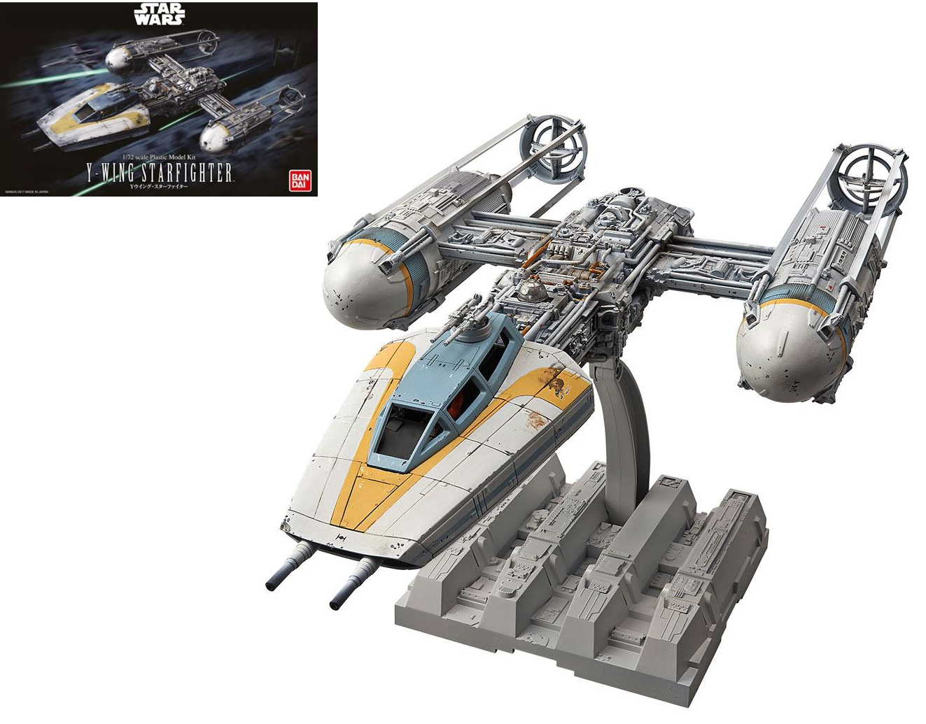 STAR WARS - Y-Wing Starfighter - Model Kit 1/72 22cm : ShopForGeek.com ...