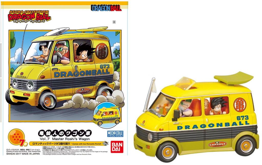 DRAGON BALL - Model Kit - Mecha Collection 07 - Master Roshi Wagon ...