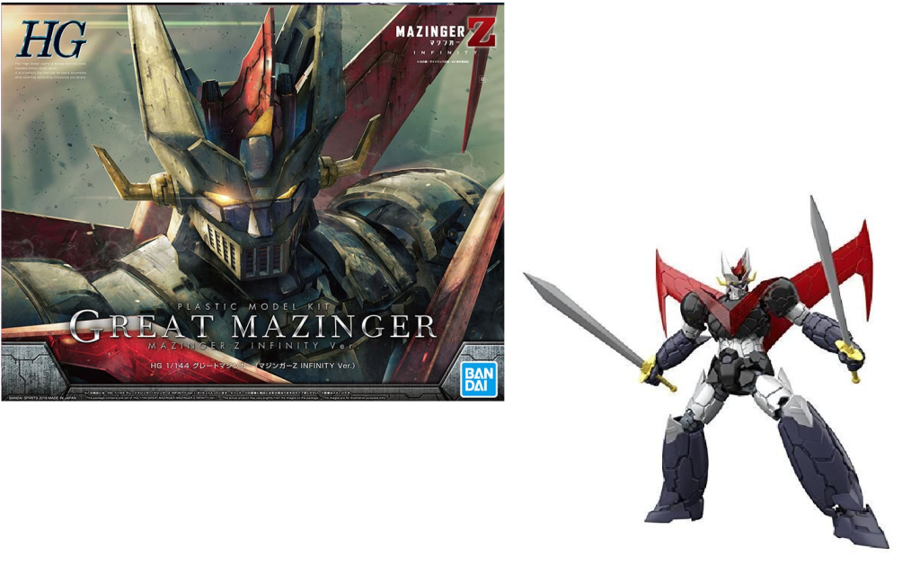 MAZINGER - Model Kit - HG 1/144 Great Mazinger Infinity Vers ...