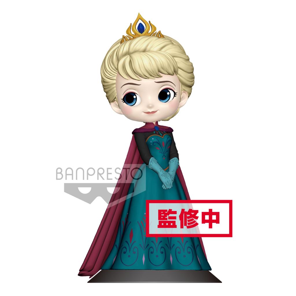 DISNEY - Q Posket Elsa Coronation Normal Color Version - 14cm (R ...
