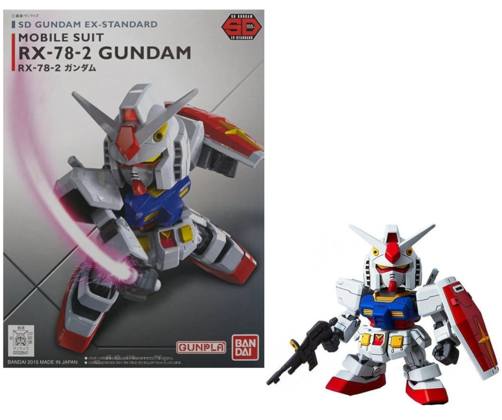 GUNDAM - SD Gundam EX-Standard 001 RX-78-2 : ShopForGeek.com: Model Kit ...
