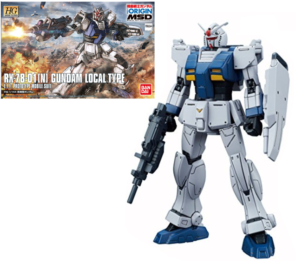 GUNDAM The Origin - Model Kit - HG 1/144 - Gundam Local Type ...