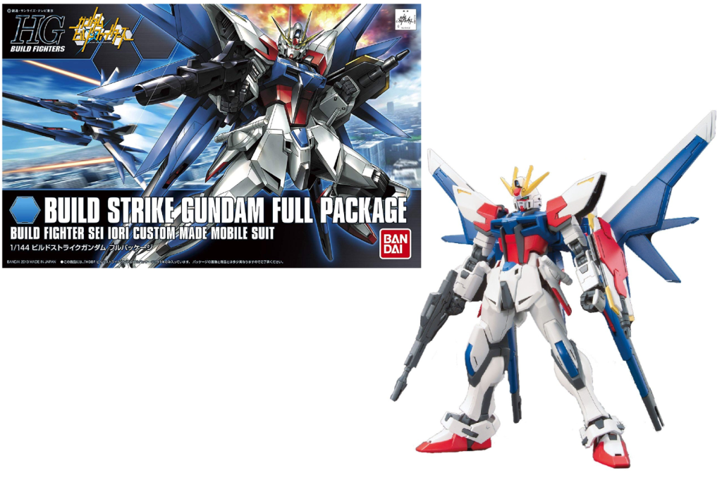 GUNDAM Build Fighters - Model Kit - HG 1/144 - Strike Gundam Full Pack ...