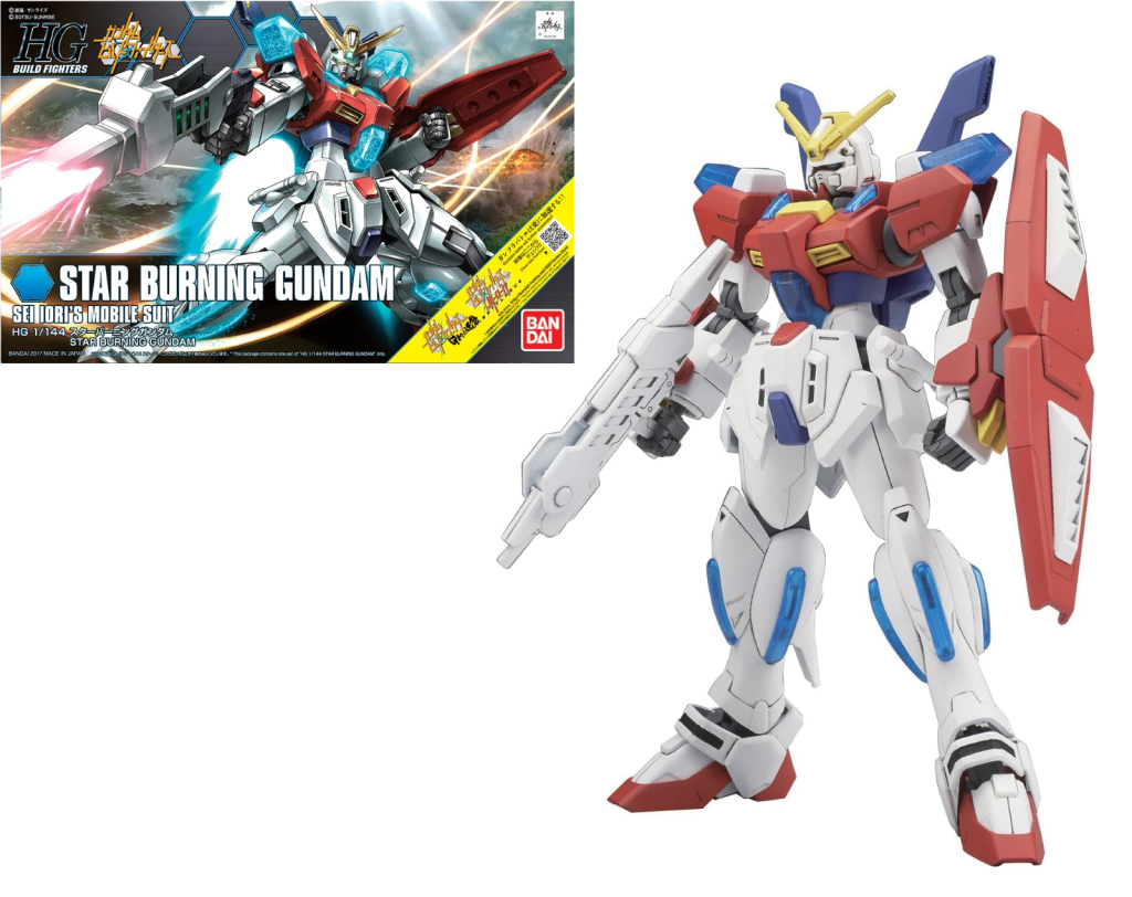GUNDAM Build Fighters - Model Kit - HG 1/144 - Star Burning Gundam ...